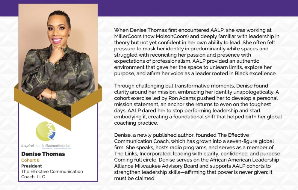 Denise Thomas | Cohort 8 - AALAM